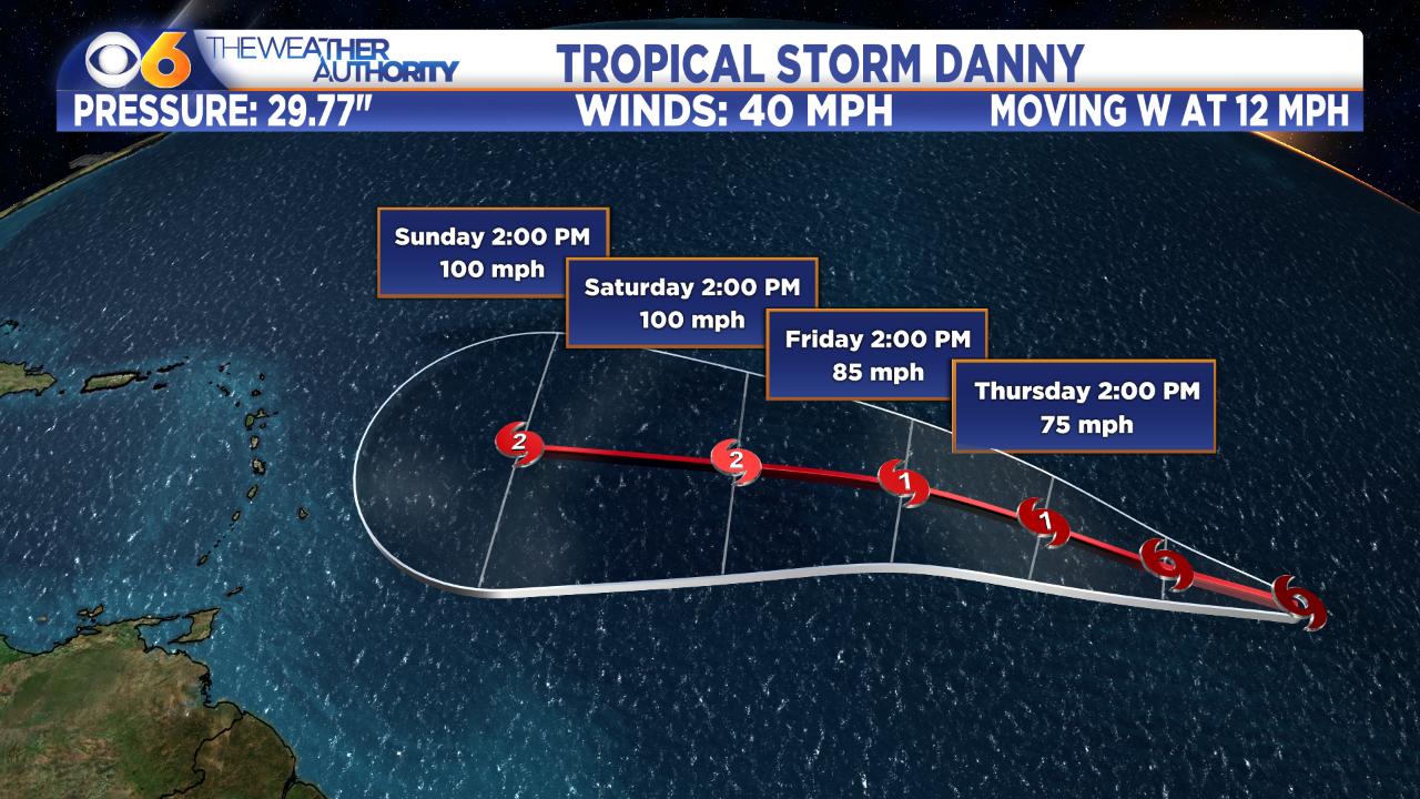 Meet Tropical Storm Danny